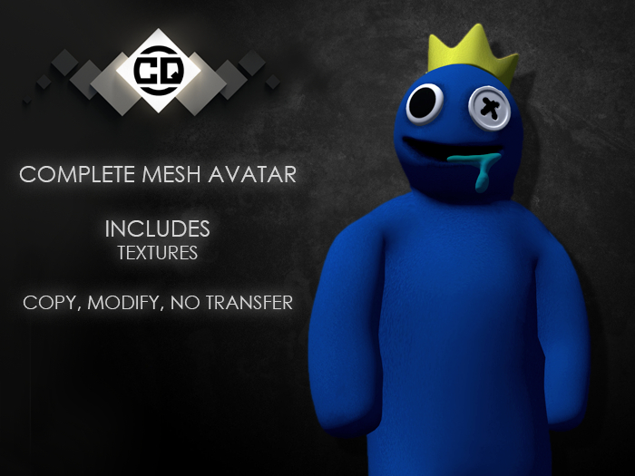 Second Life Marketplace - .:CQ:. Blue RF Bento Avatar